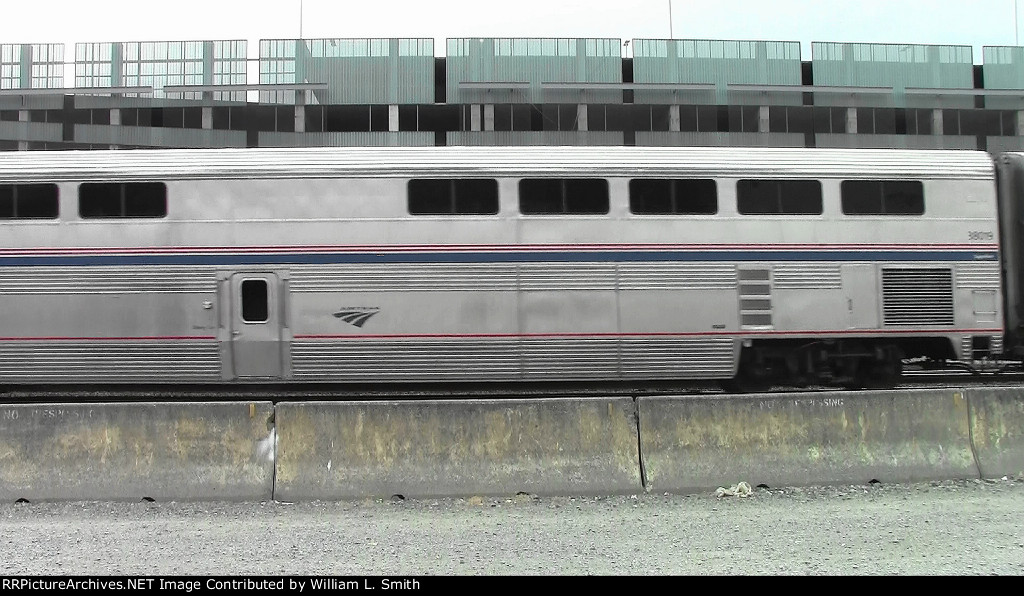 NB Amtrak train at Balmer Yard South lead tracks-7